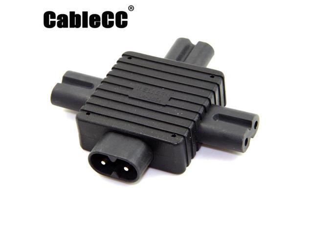 Click here for Cablecc IEC 320 Figure 8 C8 Male to 3X Female C7 S... prices