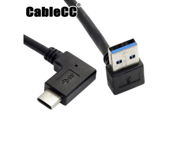 Click here for Cablecc Reversible USB 3.1 USB-C Angled to 90 Degr... prices