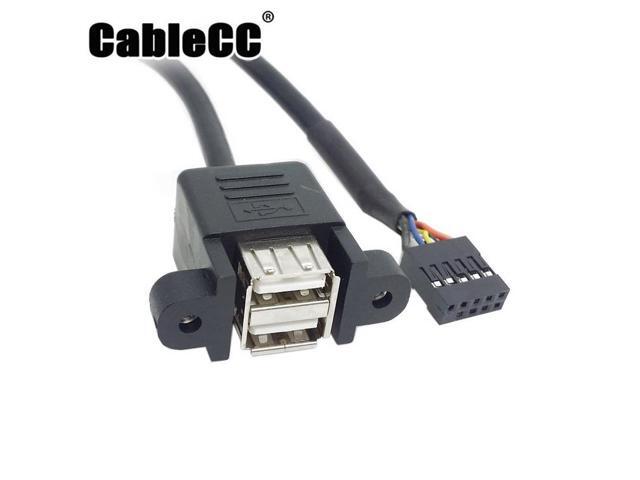 Click here for Cablecc 50cm Stackable Dual USB 2.0 A Type Female... prices