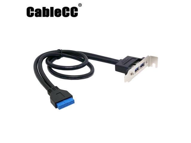 Click here for Cablecc Low Profile 9.5mm Height USB 3.0 Female Ba... prices