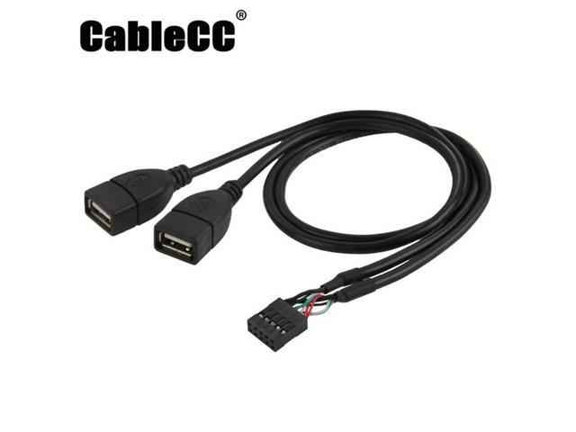Click here for Cablecc 10 Pin Motherboard Female Header to Dual U... prices