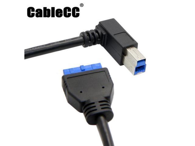 Click here for Cablecc 90 Degree Left angled USB 3.0 B Type Male... prices