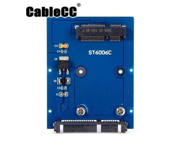 Click here for Cablecc Slim Type Mini PCI-E mSATA SSD to 2.5 SATA... prices