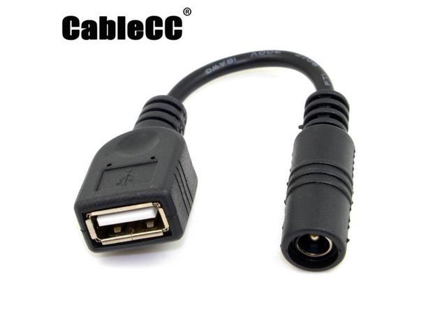 Click here for Cablecc 5V USB Female to DC Power Jack 5.5 2.1mm C... prices