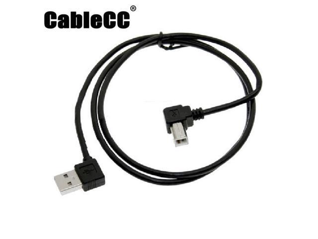 Click here for Cablecc Right Angled USB 2.0 A Male - B angled Mal... prices