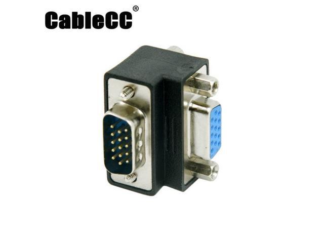 Click here for Cablecc 270 Degree Right Angled VGA SVGA 15pin Mal... prices