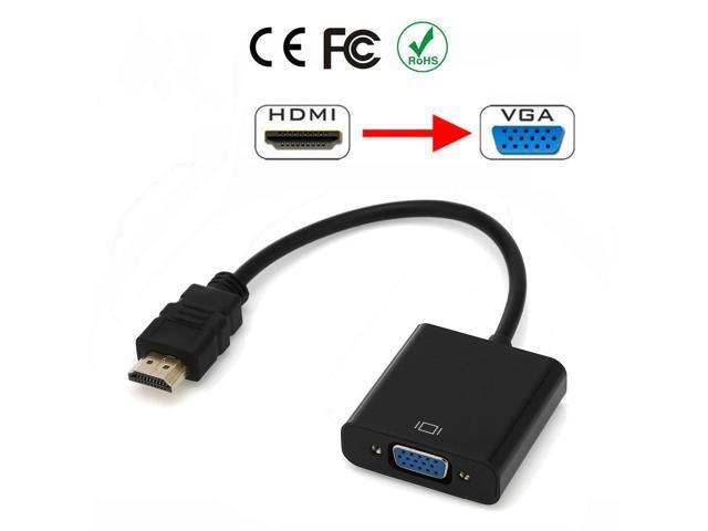 Click here for Black HDMI Male To VGA RGB Female  HDMI To VGA Vid... prices
