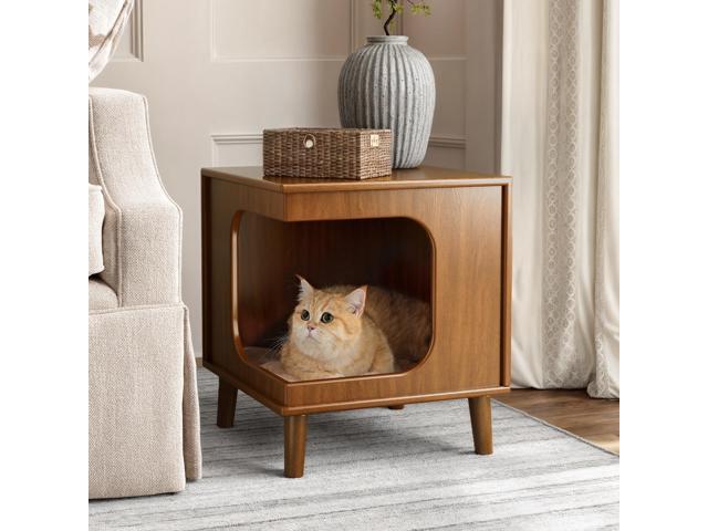 Click here for EUREKA ERGONOMIC Wooden Cat House Side Table  Encl... prices
