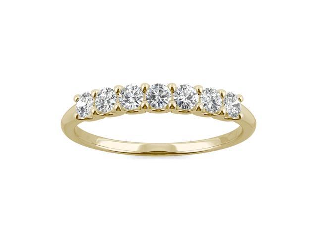 Click here for 14K Yellow Gold 2.5mm Round Moissanite Anniversary... prices