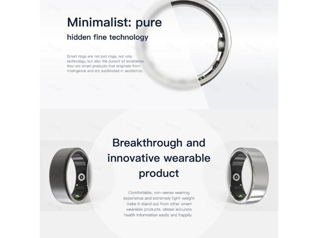 Click here for Nova Smart Ring Fitness Health Tracker Titanium Al... prices