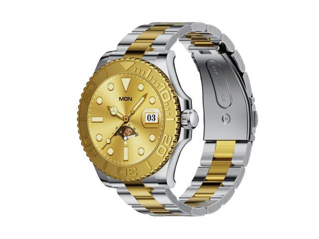 Click here for Men Smart Watch Stainless Steel AMOLED Bluetooth C... prices