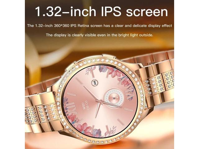 Click here for Women Bluetooth Call Smart Watch Heart Rate Blood... prices