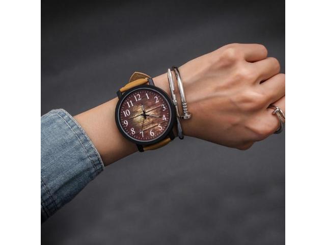 Click here for Waterproof Retro PU Leather Strap Quartz Watch (Co... prices