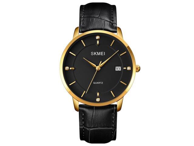 Click here for SKMEI 1801 Men Casual Calendar Quartz Watch(Gold a... prices