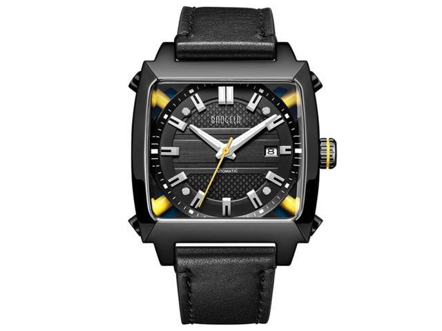 Click here for BAOGELA 6763G Square Dial Leather Strap Clock Cale... prices