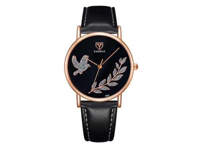 Click here for YAZOLE 360 Leather Band Dove of Peace Diamond Lady... prices