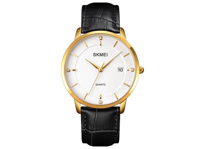 Click here for SKMEI 1801 Men Casual Calendar Quartz Watch(Gold a... prices