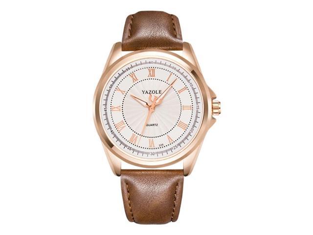 Click here for YAZOLE 336 Roman Numeral Dial Men Business Watch L... prices
