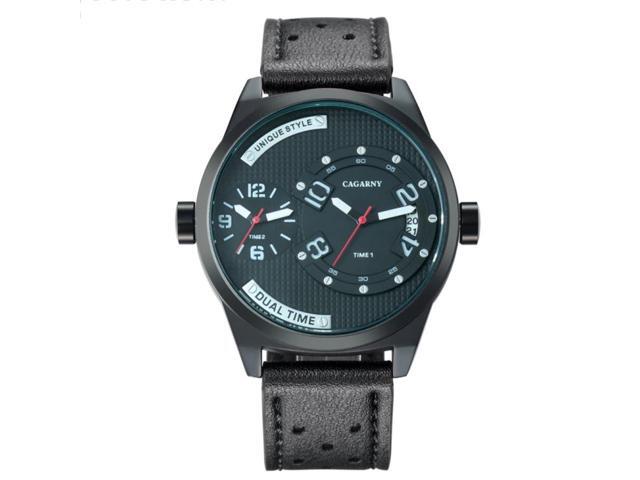 Click here for CAGARNY 6816 Living Waterproof Round Dial Dual Qua... prices