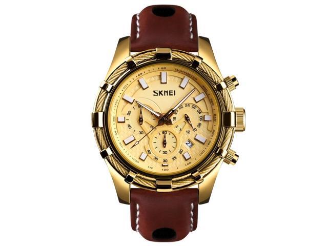 Click here for SKMEI 9189 Men Three-eye Six-pin Dial Calendar Tim... prices