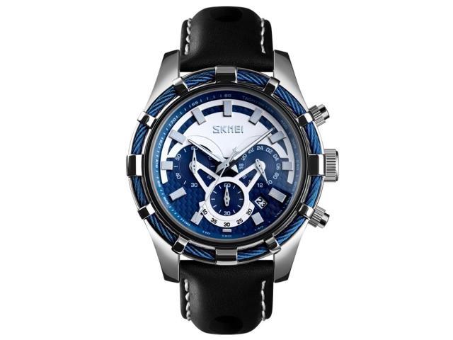 Click here for SKMEI 9189 Men Three-eye Six-pin Dial Calendar Tim... prices