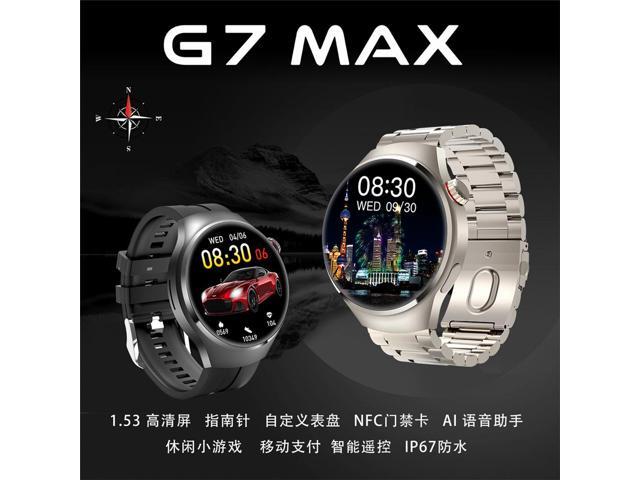 Click here for G7 Max Smart Watch 1.53 Round Screen Nfc Access Co... prices