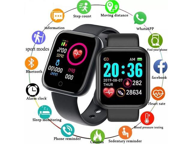 Click here for Y68 Smart Bracelet D20s Macaron Bluetooth Heart Ra... prices
