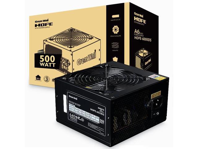 Click here for Great Wall Power Supply Hope 6000Ds Rated 500W Pow... prices