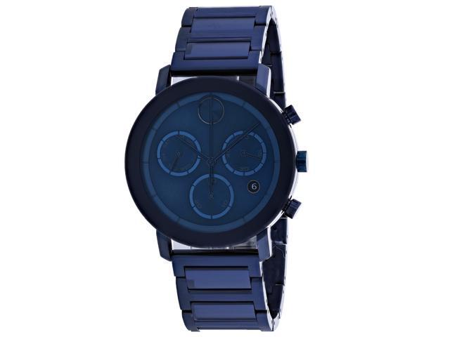 Click here for Movado Mens Bold Blue Dial Watch - 3600683 prices