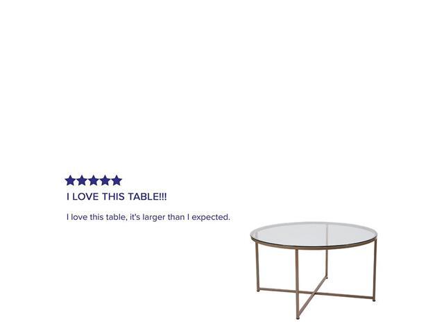 Click here for Greenwich Collection Glass Coffee Table with Matte... prices