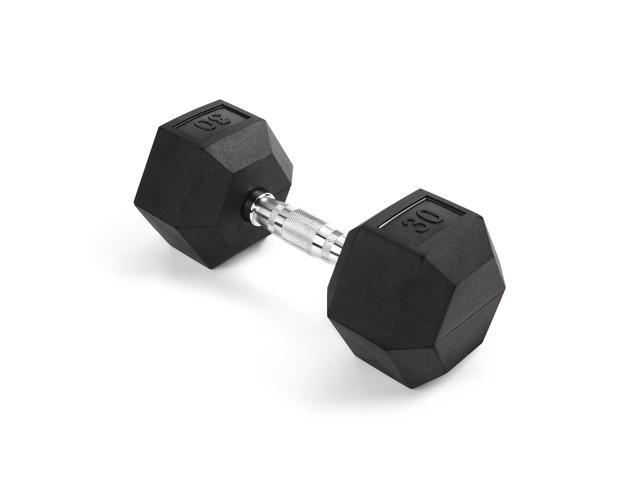 Click here for VENTRAY HOME Rubber Encased Hex Dumbbell - 30LB  N... prices