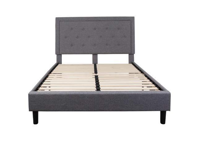 Click here for Roxbury Queen Size Tufted Upholstered Platform Bed... prices