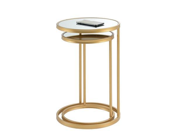 Click here for ViscoLogic Roven Glass Mirror Metal Frame Mid-Cent... prices