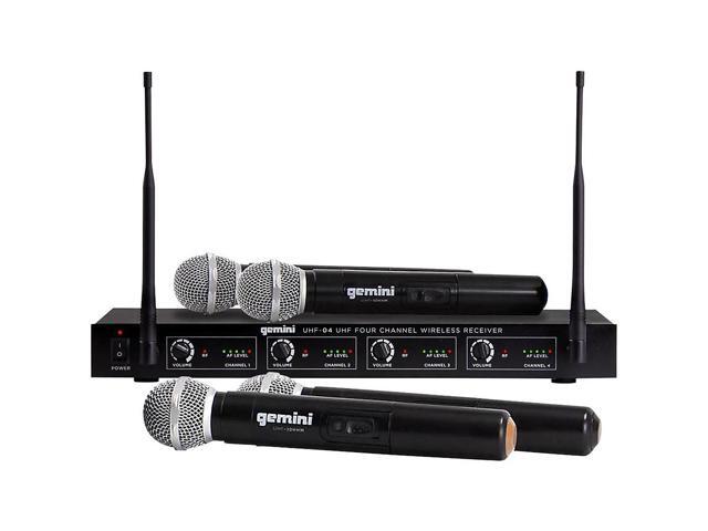 Click here for Gemini UHF-04M 4-Channel Wireless Handheld Microph... prices