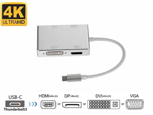 Click here for Type-C to HDMI + VGA + DVI + DP Video HUB for Dual... prices