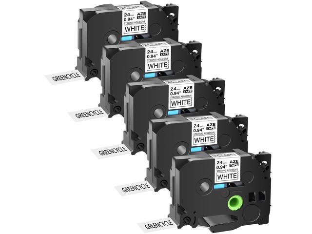 Click here for GREENCYCLE 5PK Black on White TZe-S251 TZ-S251 TZe... prices