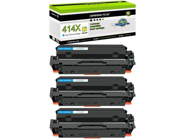 Click here for greencycle 3 Pack 414X Cyan Toner Cartridge Compat... prices