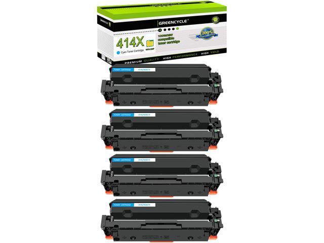 Click here for greencycle 4 Pack 414X Cyan Toner Cartridge Compat... prices