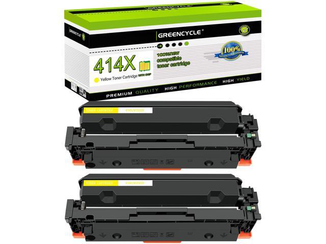Click here for greencycle 2 Pack 414X Yellow Toner Cartridge Comp... prices