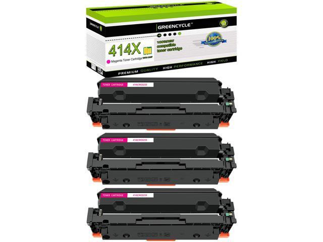 Click here for greencycle 3 Pack 414X Magenta Toner Cartridge Com... prices