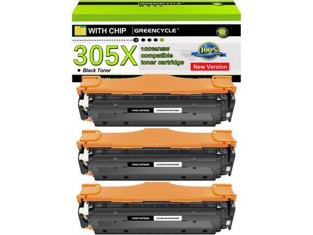 Click here for greencycle 3 Pack 305X CE410X Black Compatible Ton... prices