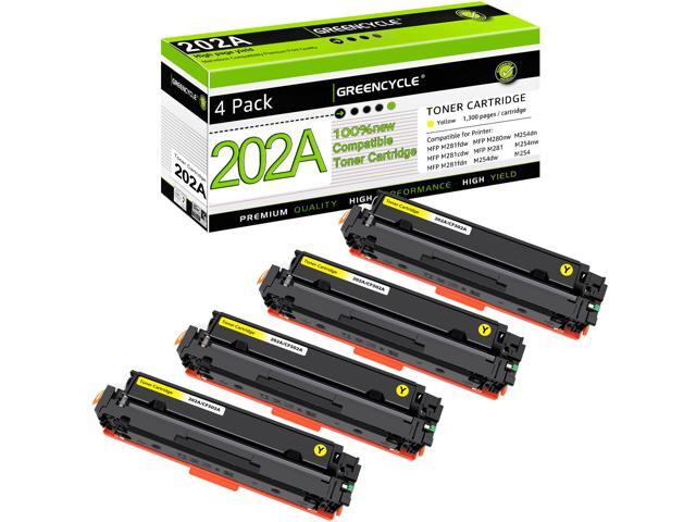 Click here for greencycle 202A Yellow toner Cartridge Compatible... prices
