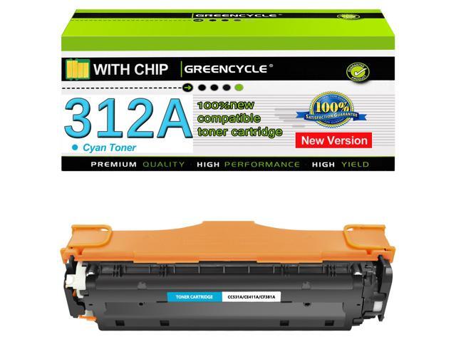 Click here for greencycle 1 Pack 312A Cyan Compatible Toner Cartr... prices