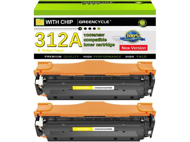 Click here for greencycle 2 Pack 312A Yellow Compatible Toner Car... prices