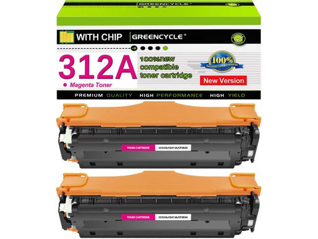 Click here for GREENCYCLE 2 Pack 312A Magenta Compatible Toner Ca... prices
