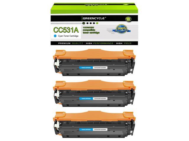 Click here for greencycle 3 Pack 304A CC531A High-yield Compatibl... prices