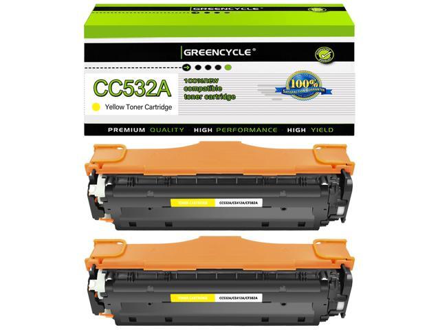 Click here for greencycle 2 Pack 304A CC532A High-yield Compatibl... prices