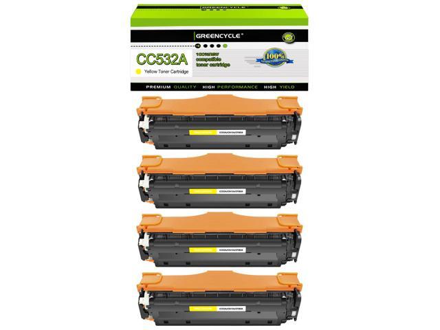 Click here for greencycle 4 Pack 304A CC532A High-yield Compatibl... prices