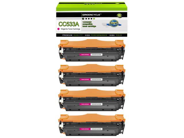 Click here for greencycle 4 Pack 304A CC533A High-yield Compatibl... prices
