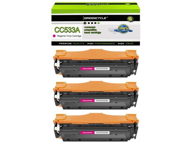 Click here for greencycle 3 Pack 304A CC533A High-yield Compatibl... prices